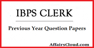 IBPS Clerk Previous Year Question Papers