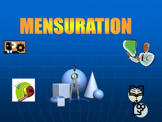 Important Formulas used in Mensuration