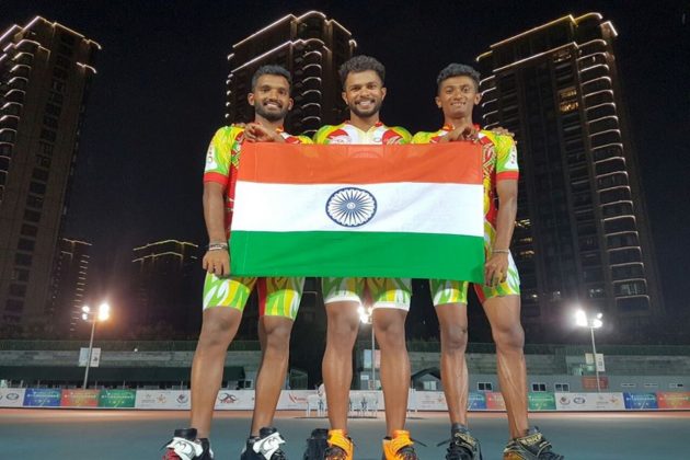 India wins first ever international team roller skating medal at Asian ...