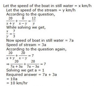 Aptitude Questions - Boats and Stream Set 2