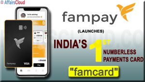 FamPay launched India's 1st numberless card, Famcard