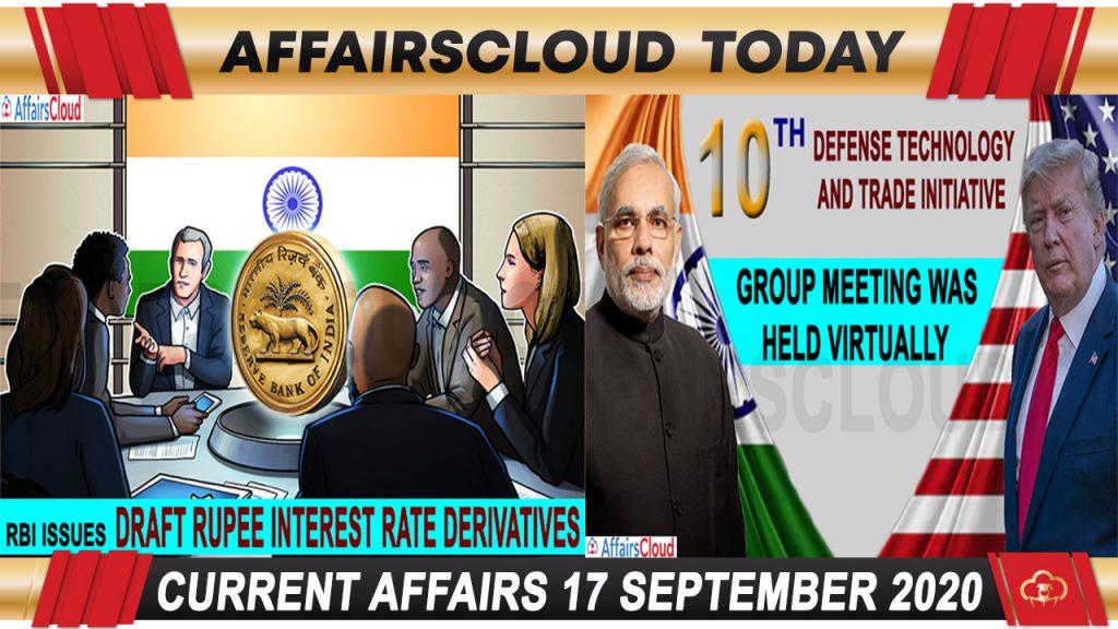 Top Current Affairs 17 September 2020