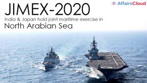 India, Japan hold Joint Maritime Exercise JIMEX-2020 in North Arabian Sea