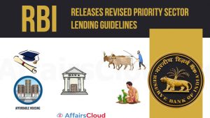 RBI Releases Revised Priority Sector Lending Guidelines : September 2020