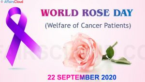 World Rose Day 2020 - September 22