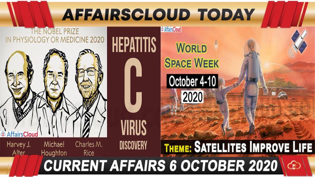 Top Current Affairs 6 October 2020