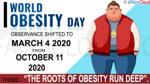 World Obesity Day 2020 - Moved from 11th October to 4th March