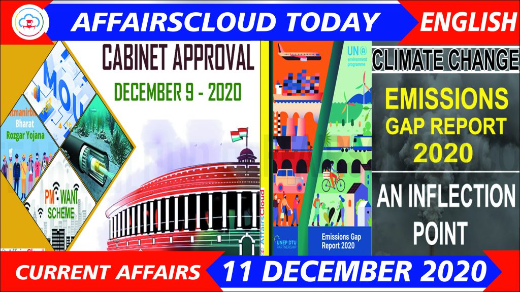 Top Current Affairs 11 December 2020