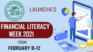 RBI Observes Financial Literacy Week 2021 from February 8 to 12