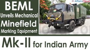 BEML launches Minefield Marking Equipment Mk-II for Indian Army