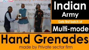 Indian Army Receives 1st Batch of MMHG from EEL