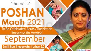 Poshan Maah 2021(Nutrition Month) - September