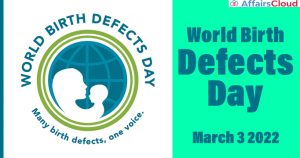 World Birth Defects Day 2022 - March 3