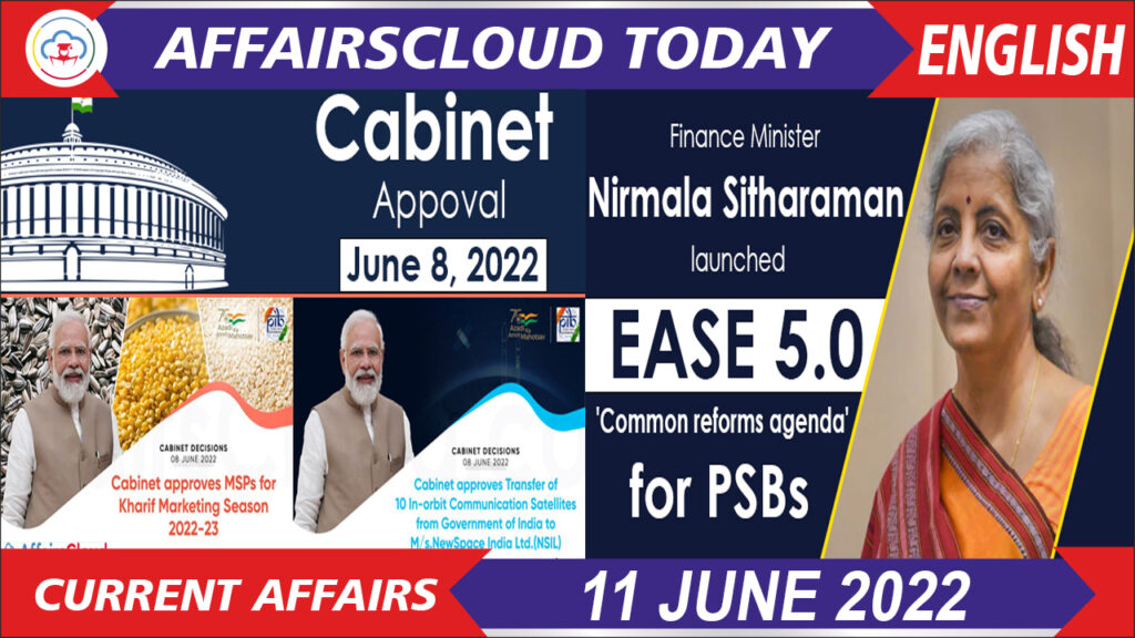 Top Current Affairs 11 June 2022