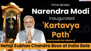 PM inaugurates 'Kartavya Path' and unveils the statue of Netaji Subhas ...