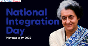 National Integration Day 2022 – November 19