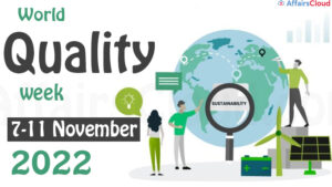 World Quality Week 2022 - 7-11 November