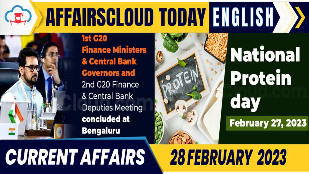 Current Affairs 28 February 2023
