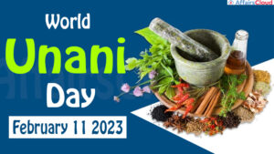 World Unani Day 2023 - February 11