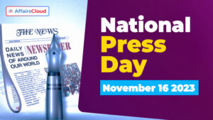 National Press Day 2023 - November 16