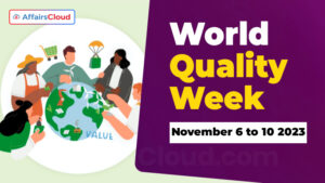 World Quality Week 2023- November 6 to 10