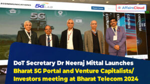 DoT Secretary Dr Neeraj Mittal Launches Bharat 5G Portal at Bharat Telecom 2024