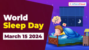 World Sleep Day 2024 - March 15
