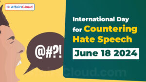 International Day for Countering Hate Speech 2024 - June 18