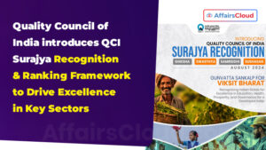 QCI Introduces QCI Surajya Recognition & Ranking Framework to Drive ...