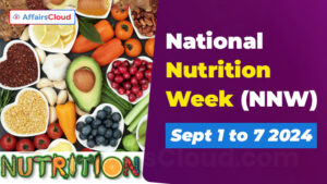 National Nutrition Week (NNW) 2024 - September 1 to 7