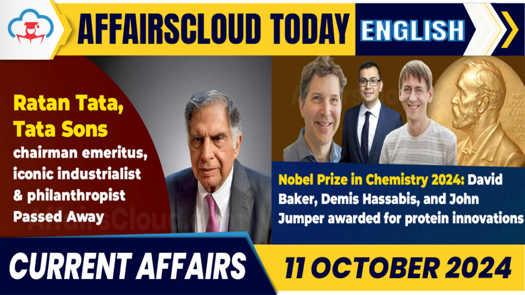 Current Affairs 11 October 2024