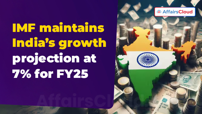 Imf Retained Indias Gdp Forecast At 7 For Fy25 6 5 For Fy26