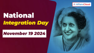National Integration Day 2024 – November 19
