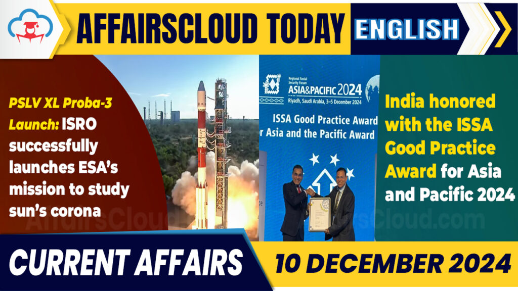 Current Affairs 10 December 2024
