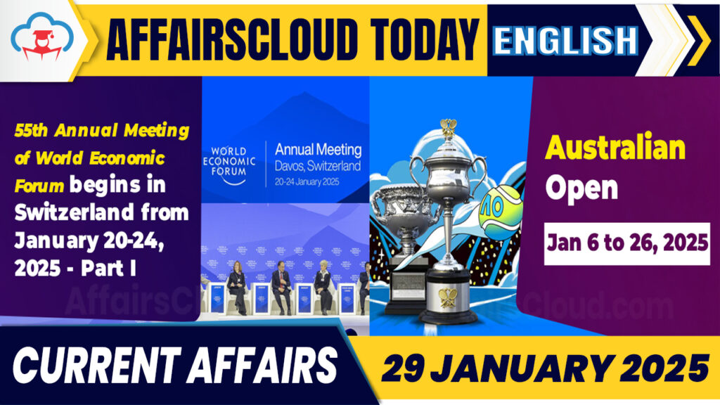Current Affairs 29 January 2025