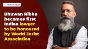 Bhuwan Ribhu Becomes 1st Indian Lawyer to Receive WJA ‘Medal of Honour’