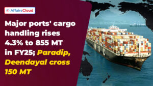 Cargo Handling at Major Indian Ports Increases 4.3% to 855 MT in FY25