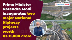 PM Narendra Modi Inaugurated Two Major NH Projects Worth Rs 11,000 ...