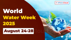 World Water Week 2025 – August 24 to 28