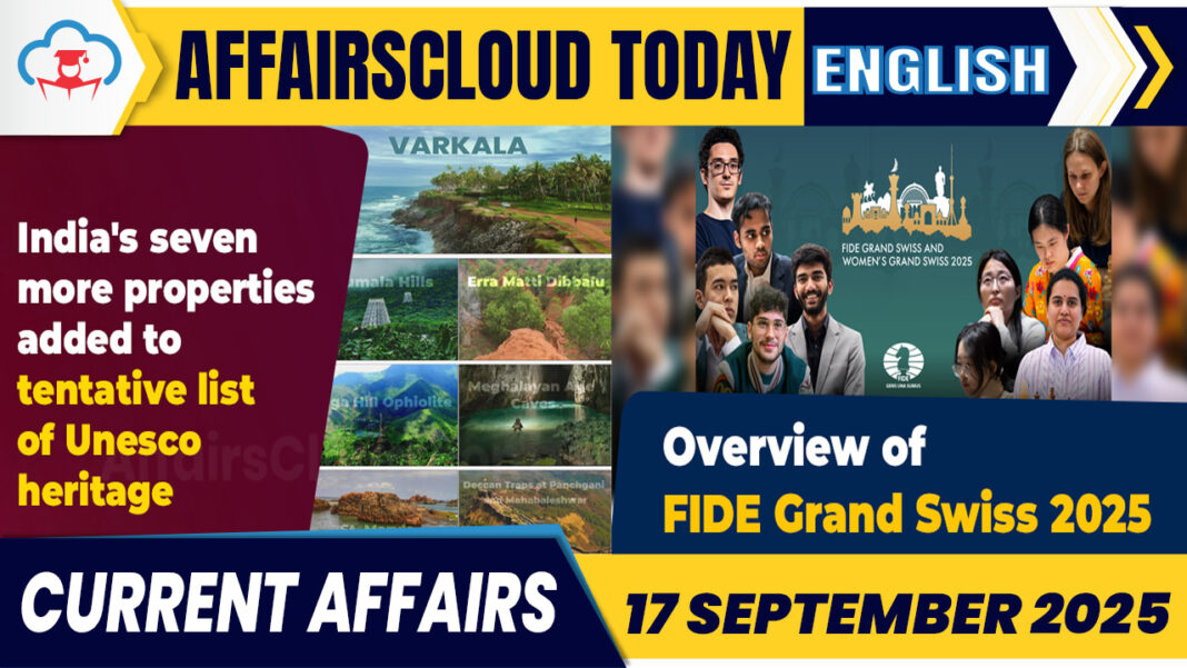 Current Affairs 17 September 2025