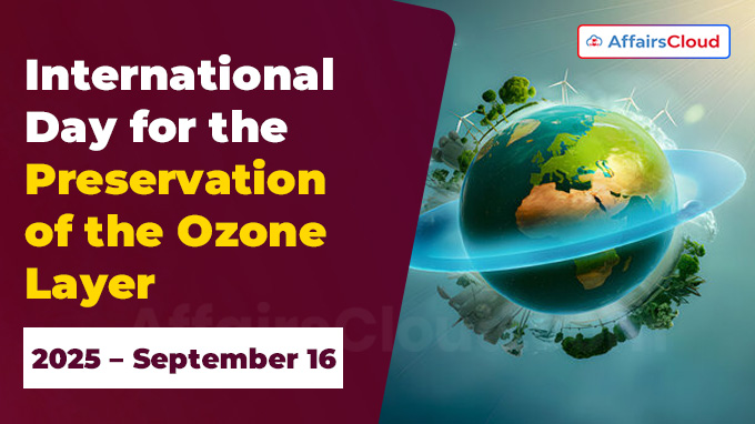 International Day for the Preservation of the Ozone Layer 2025 - 16 ...