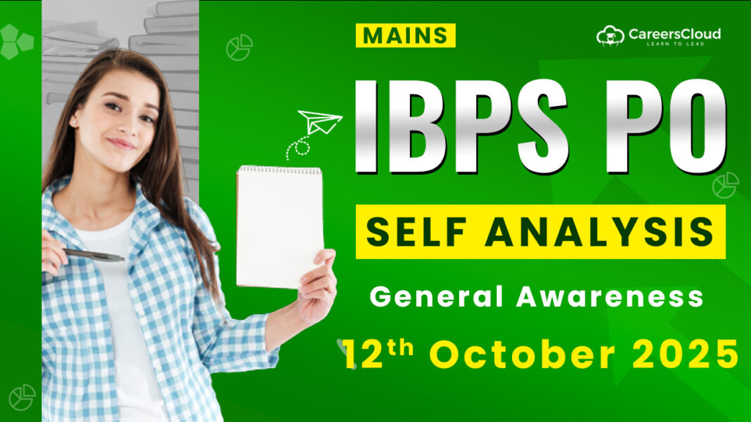 GA Questions asked in IBPS PO Mains Exam 2025 - October 12