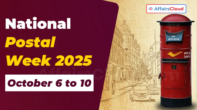National Postal Week 2025 - October 6 - 10
