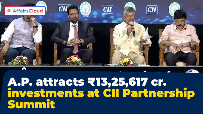 AP Secures Investments Worth Rs.13.25 Lakh Crore at CII Partnership ...