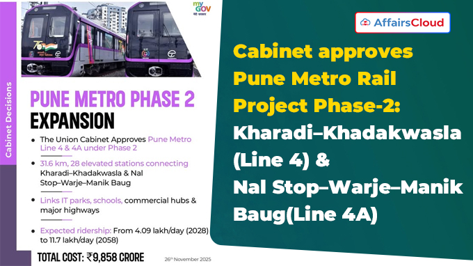 Cabinet Approves Pune Metro Phase-2 and 224-km Railway Multitracking ...