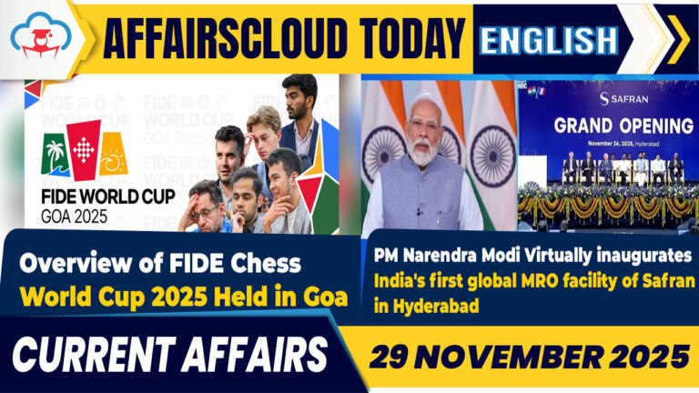 Current Affairs 29 November 2025