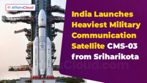 ISRO Launched India’s Heaviest Military Communication Satellite ‘CMS-03 ...