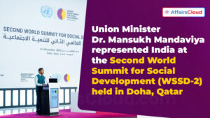 Union Minister Dr. Mansukh Mandaviya Led Indian Delegation at WSSD-2 ...