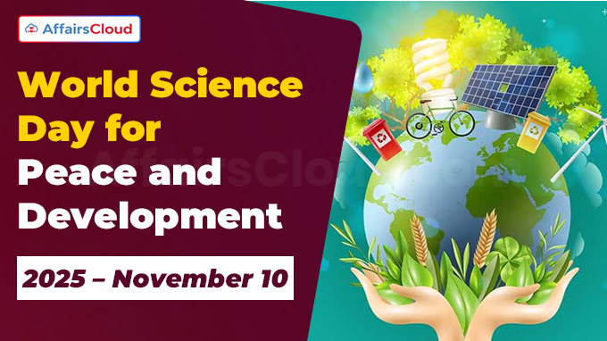 World Science Day for Peace and Development 2025 – November 10