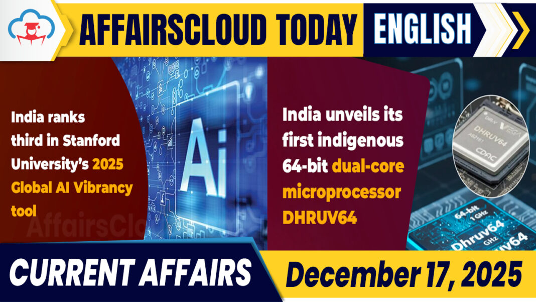 Current Affairs 17 December 2025